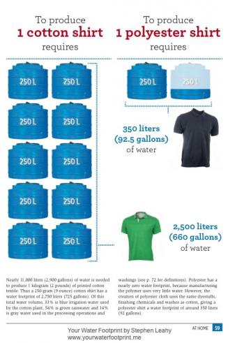 Tangible Virtual Water: Your Clothes' Water Footprint