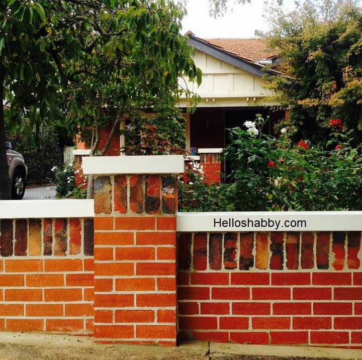 6 Ide Pagar Batu Bata Keren untuk Rumah Masa Kini ~ HelloShabby.com ...