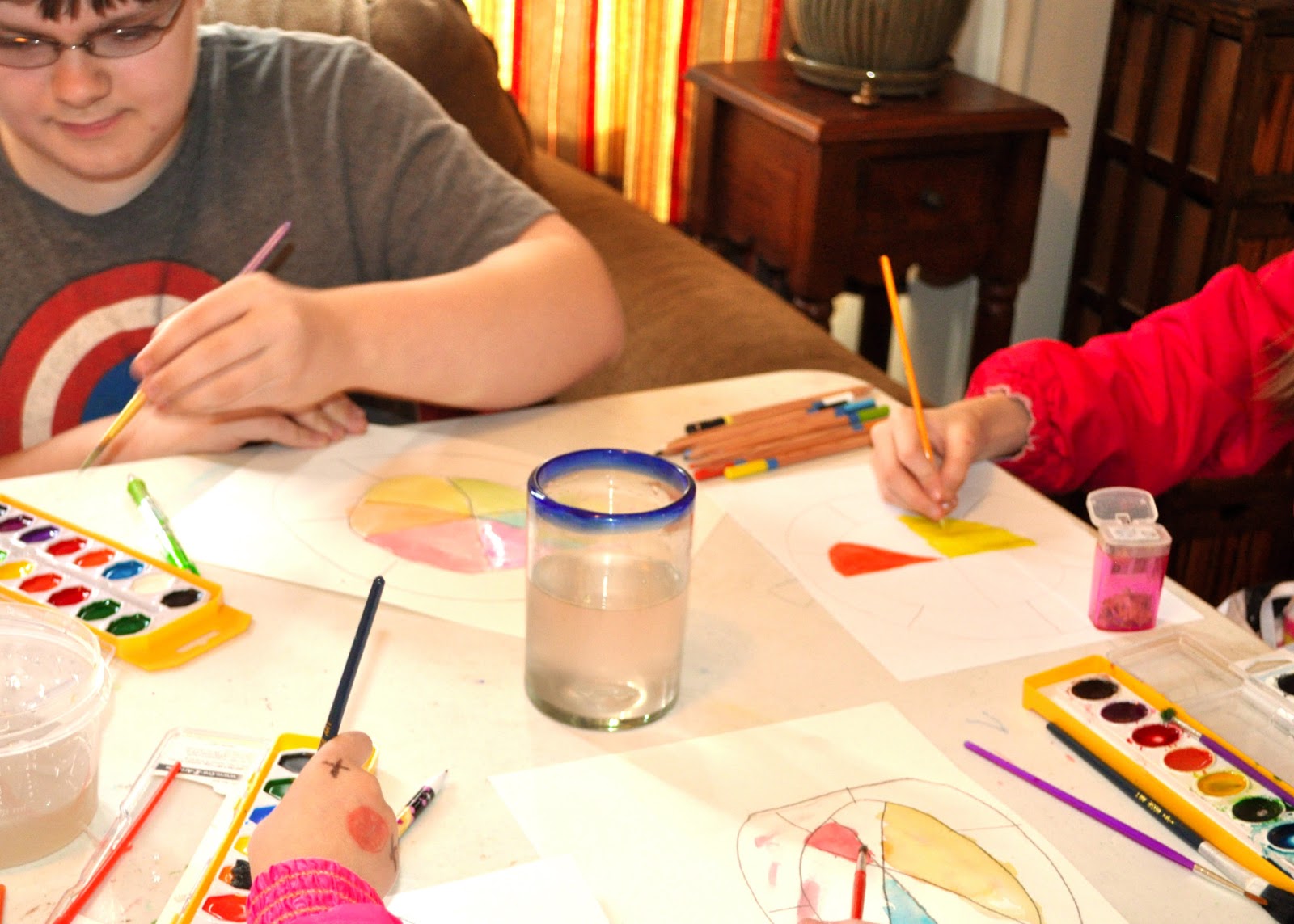 The Enchanted Life: Homeschool Art: Color Wheel