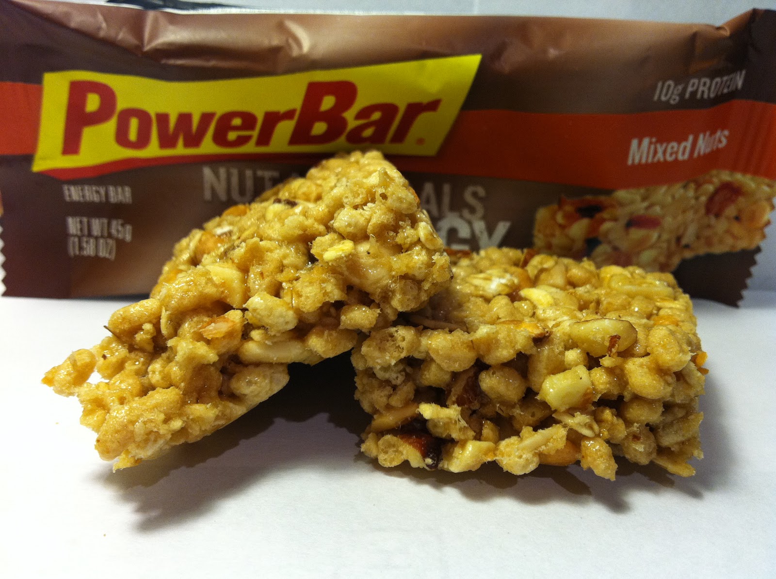Crazy Food Dude: Review: PowerBar Nuts Naturals Mixed Nuts Energy Bar