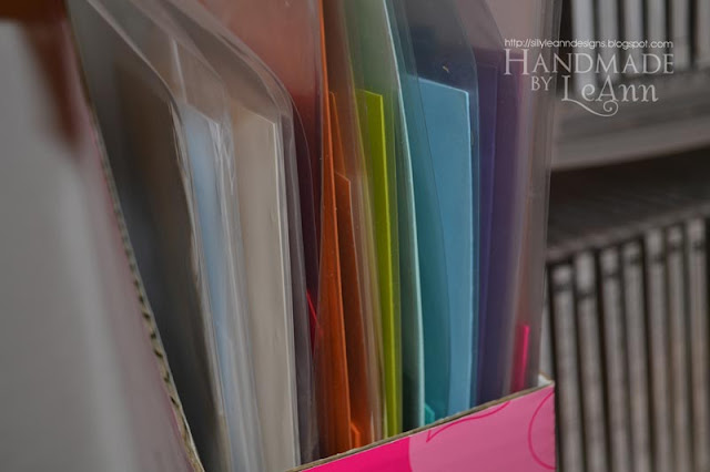 SillyLeAnn Designs: Storing Paper Scraps