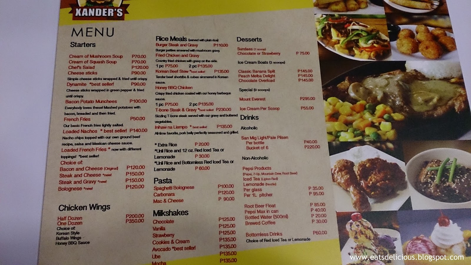 Xander's Diner in Las Pinas | Eats Delicious!