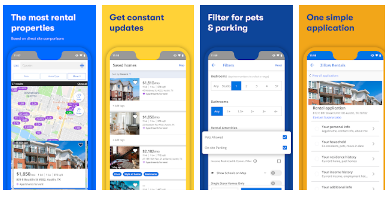 Download Apartments & Rentals - Zillow Mobile App - Youth Apps