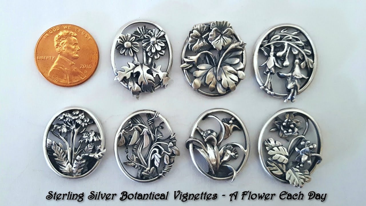 Watch This Metal Smith Create a Miniature Sterling Silver Flower / The ...
