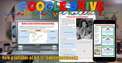 Students of History: Digital Interactive Notebooks With Google Drive