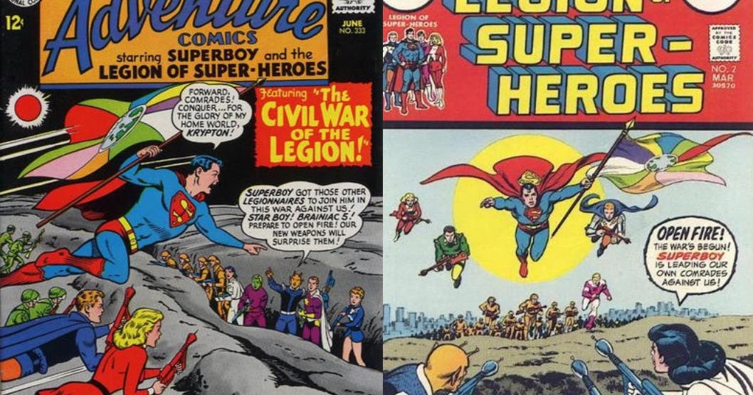 Dave's Comic Heroes Blog: The Legion Vs. Krypton