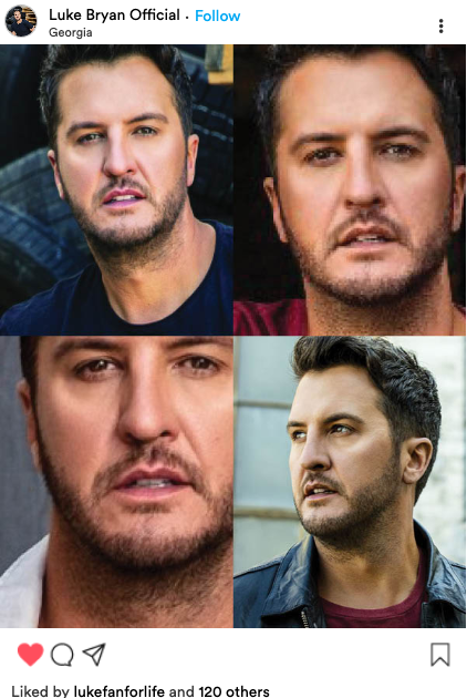 Luke Bryan Duck Face
