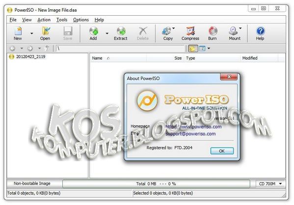 PowerISO 5.4 Incl Keygen ~ compinside