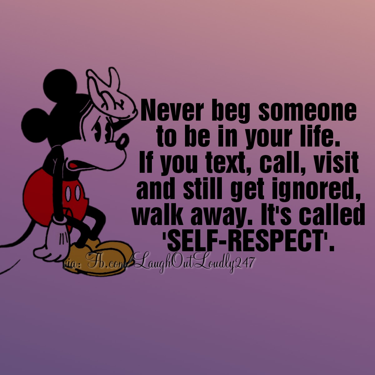 Self Respect self-respect