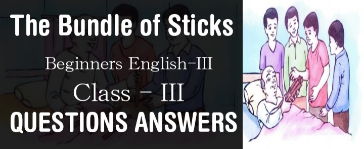 The Bundle of Sticks class 3 Questions Answers, SCERT - edunation19