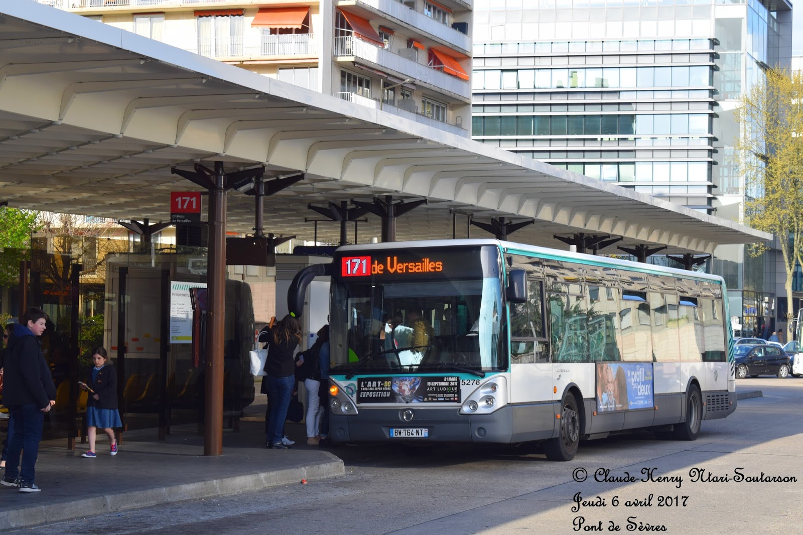 Des Citelis 12 Hanover pour la ligne de bus RATP 171 (Point du Jour ...