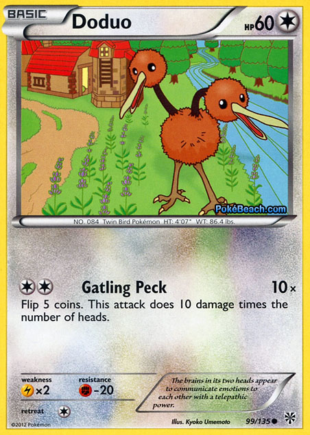 Doduo -- Plasma Storm Pokemon Card Review | PrimetimePokemon's Blog