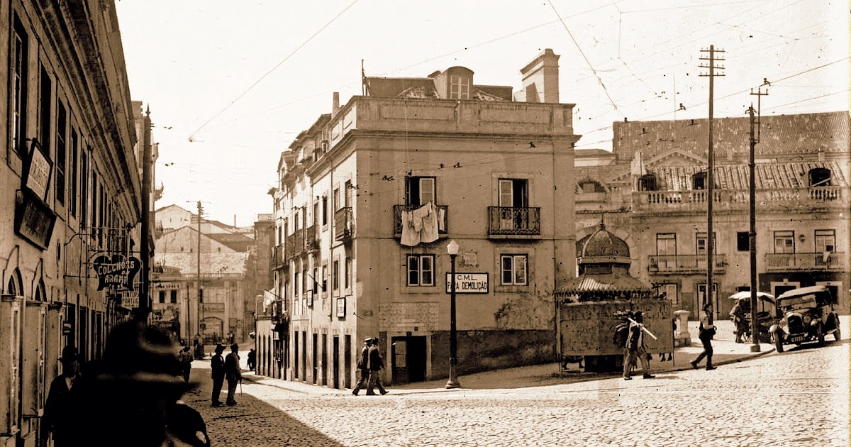 Lisboa de Antigamente: Largo do Rato: antes e após as demolições na ...