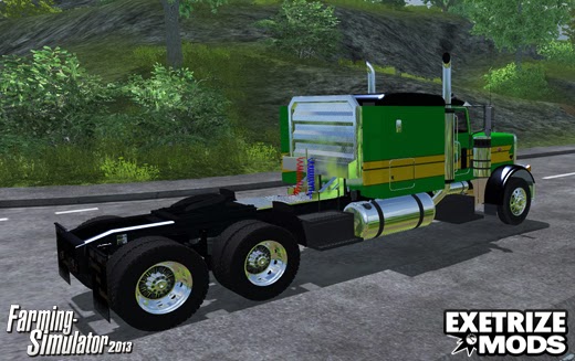 FS13 - Peterbilt 379 Flattop John Deere - EXT Mods