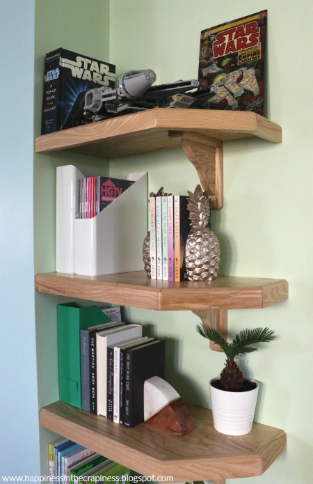 Bumps Along the Way: Front Room Shelves