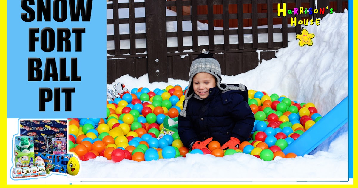 Harrisons House: SNOW FORT BALL PIT for Toddlers