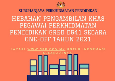HEBAHAN PENGAMBILAN KHAS PEGAWAI PERKHIDMATAN PENDIDIKAN GRED DG41 ...