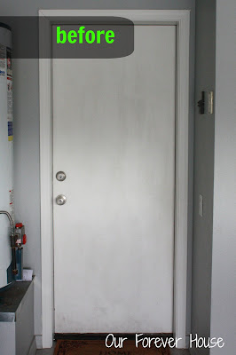 Our Forever House: Quick & Cheap: Back Door Makeover