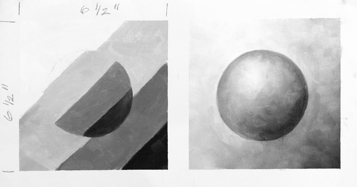 Patrick Howe's Oil Painting Student Blog: PAINT A SPHERE