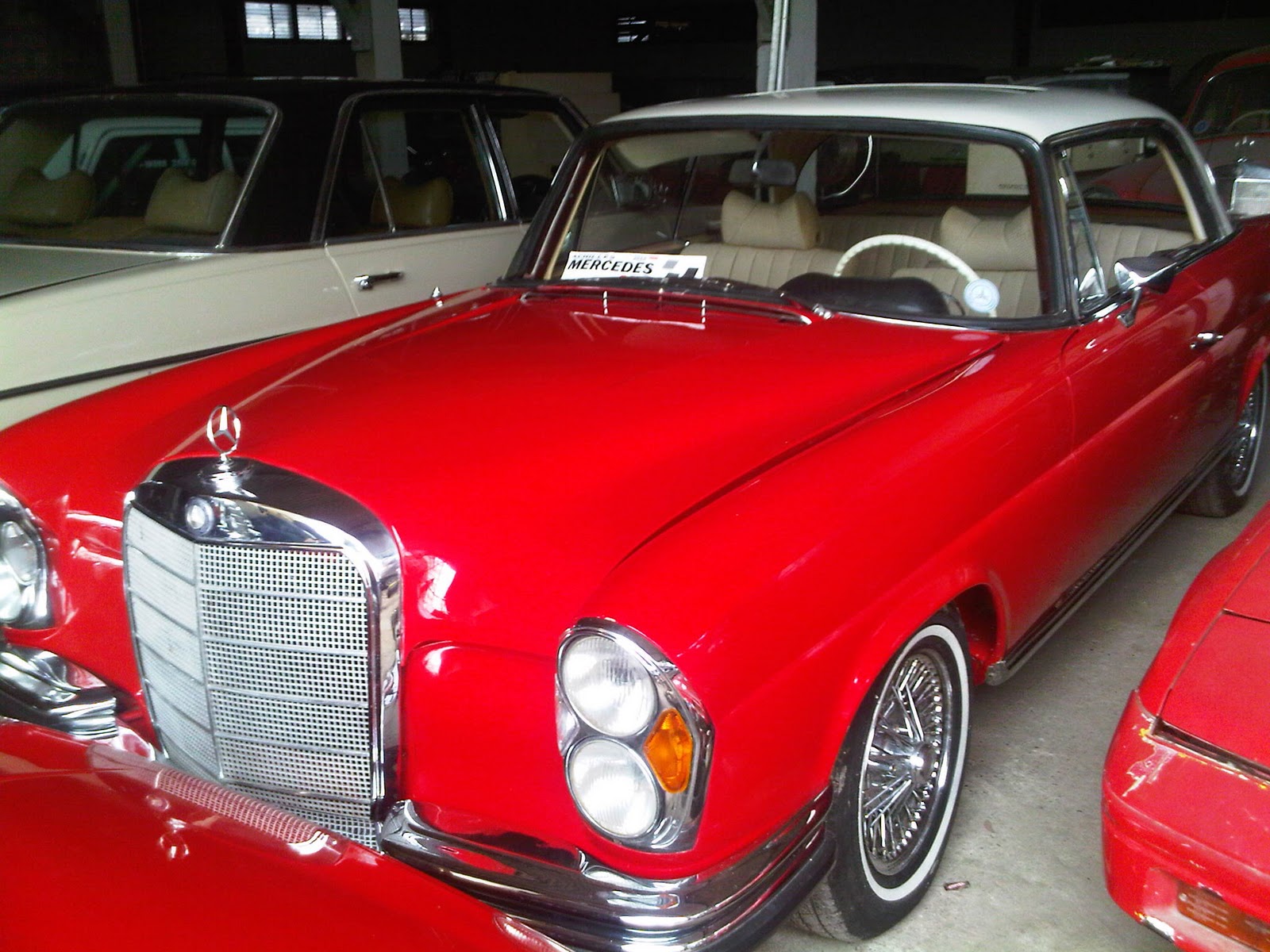 Kedai Vintage: di jual mercy 220se coupe 1963