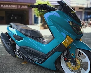 Modifikasi Nmax Hitam, Putih dan Abu Abu Terbaru 2020 - Dudungmaman07