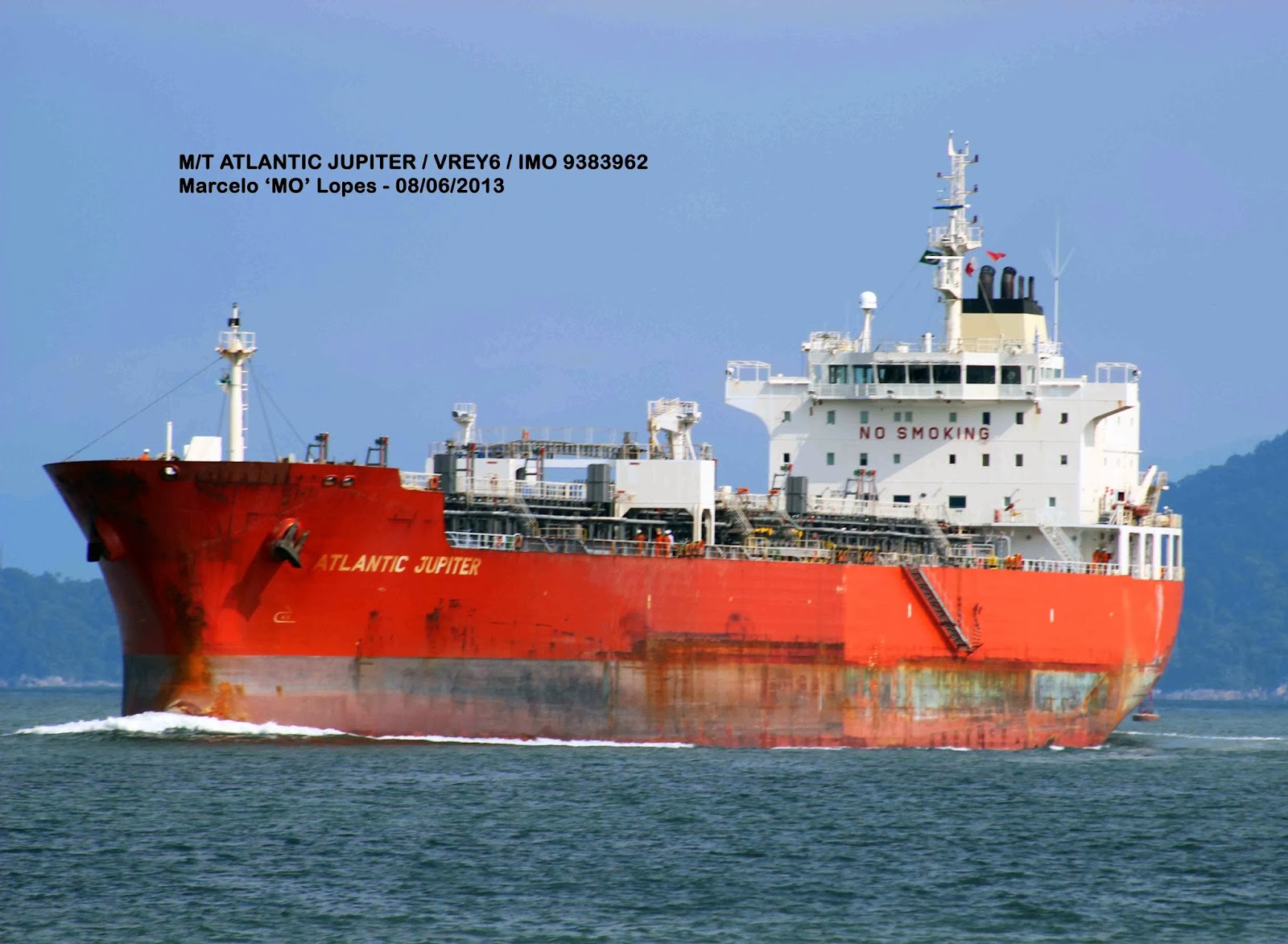 Santos Shiplovers: M/T Atlantic Jupiter / VREY6 - Embarque de Ethanol ...