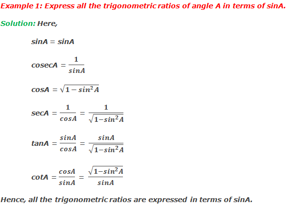 10 Math Problems: Conversion of Trigonometric Ratios