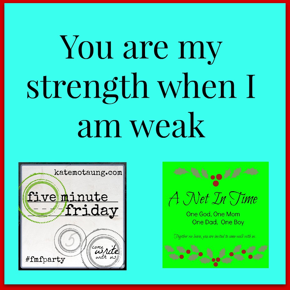 You are my strength when I am Weak - A Net in Time