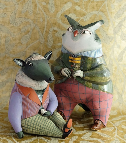 My Owl Barn: Whimsical Characters Hand-Sculpted by Nastia Calaca