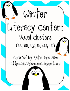 Savvy in Second: Winter Literacy Centers