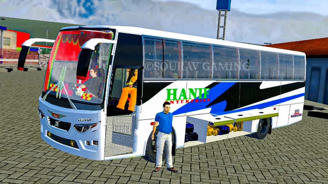 Hino AK 1J V2 Bus Mod For Bus Simulator Indonesia - Sourav Gaming