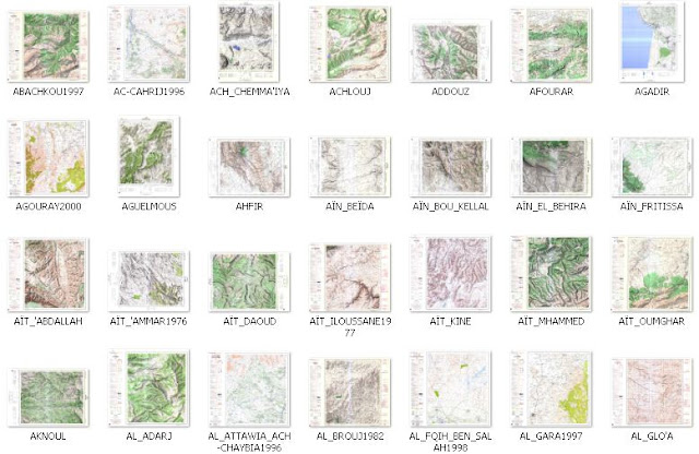 GEOLOGY RELATS: cartes topographiques du maroc
