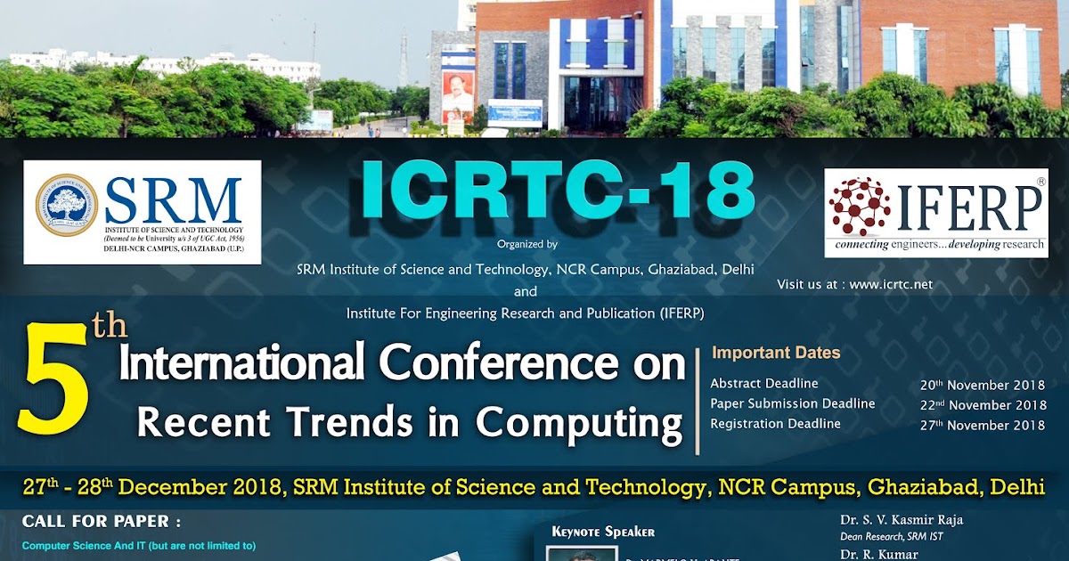 5th International Conference on Recents Trends in Computing (ICRTC-18) 5th International Conference on Recents Trends in Computing (ICRTC-18)