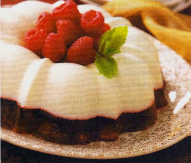 Wandering Brook: Snowy Raspberry Gelatin Mold