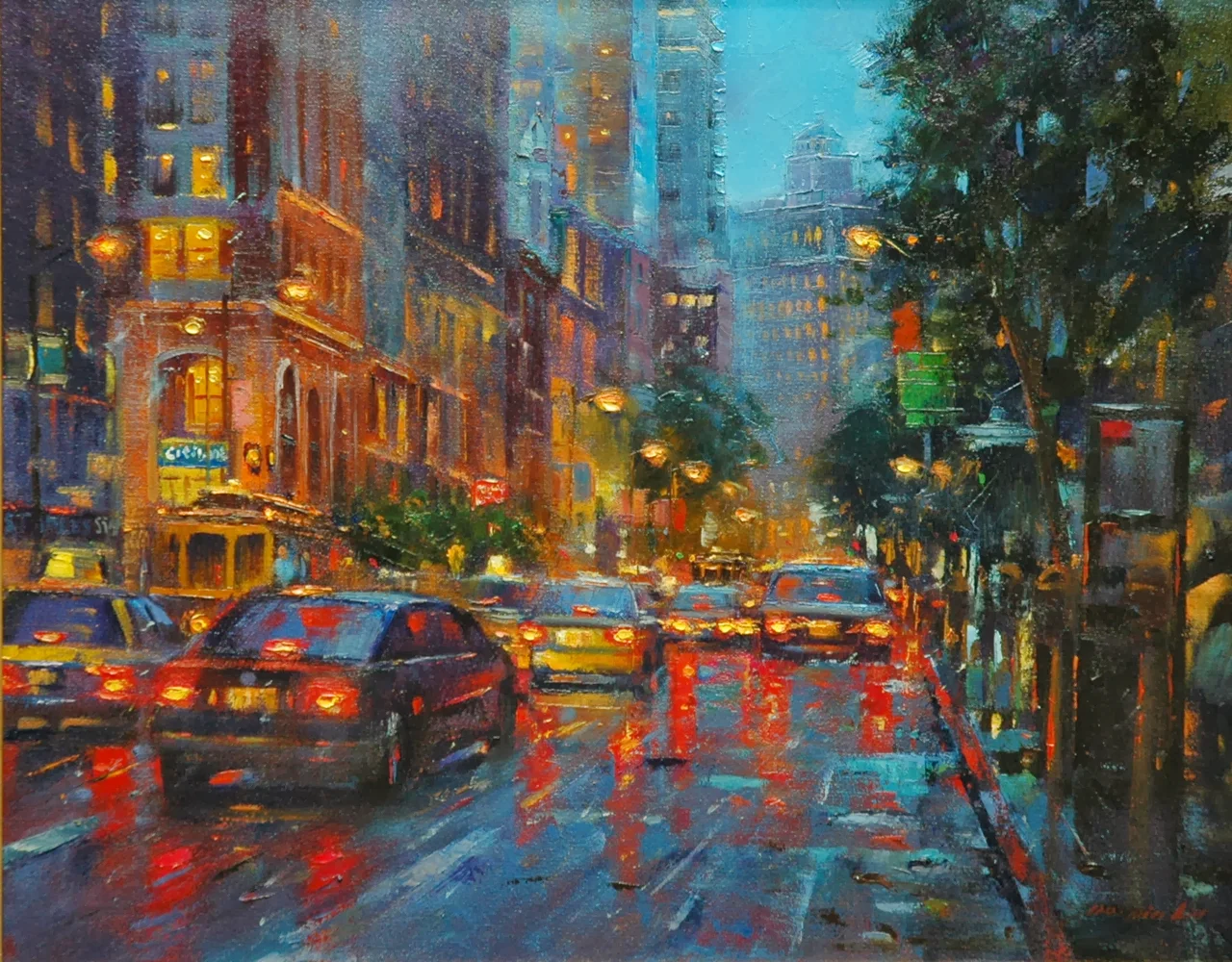 Po Pin Lin, 1970 ~ Impressionist Cityscape painter | Tutt'Art ...