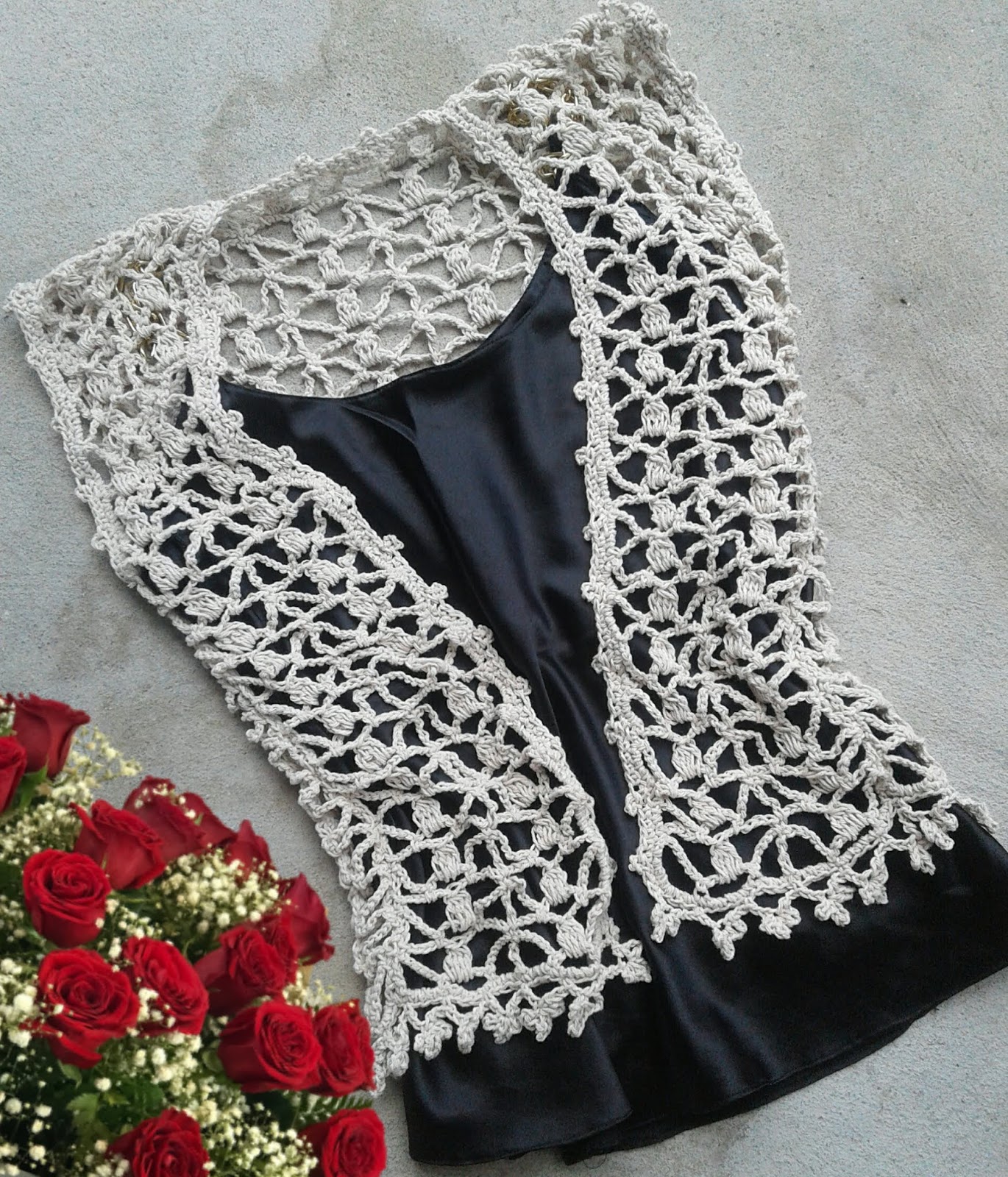 Lu Alves Crochê: COLETE EM CROCHÊ