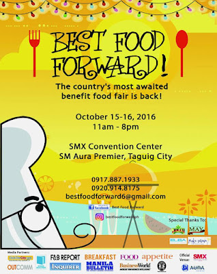 Manila Shopper: Best Food Forward at SMX Aura: October 2016