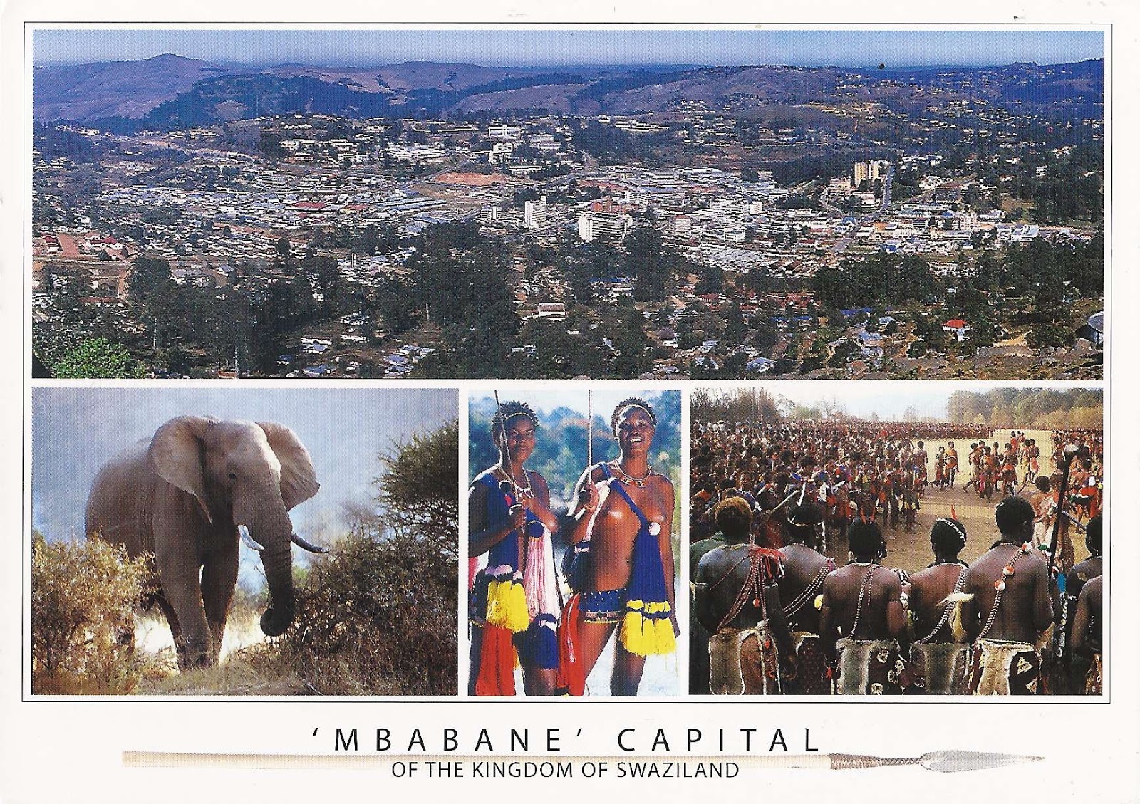 A Journey of Postcards: Mbabane, capital city of Swaziland