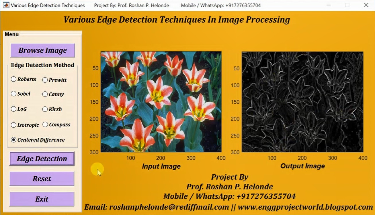 Matlab Code For Edge Detection Techniques For Image Segmentation ~ Matlab Projects