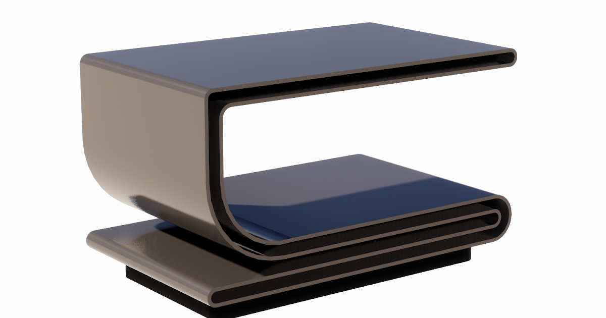 Curved Metal Table | Table 9