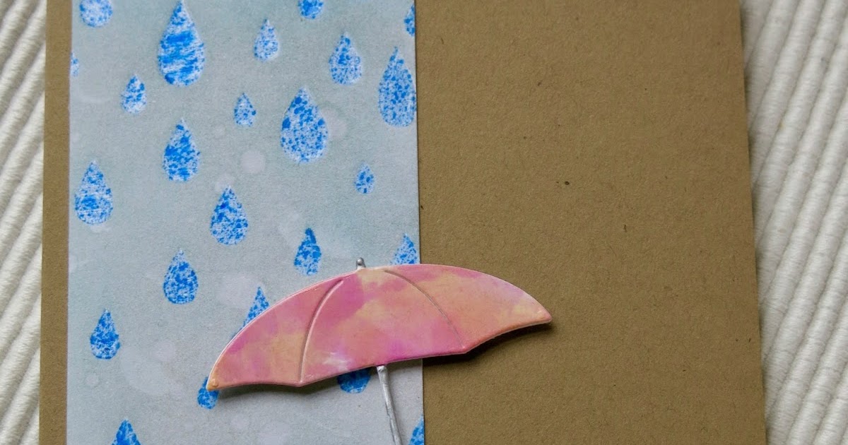 Keep in Touch Cards: Raindrop Card