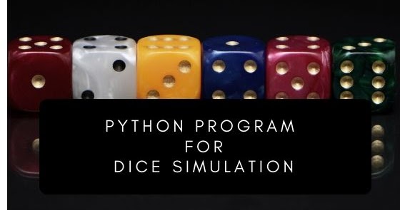 Python program for Dice simulator - Tipszon