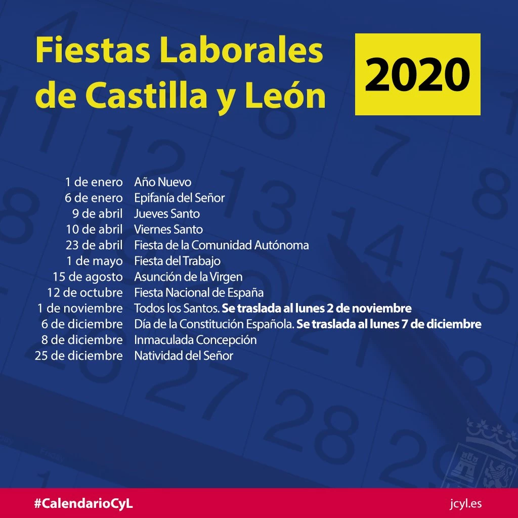 Ccoo Justicia Castilla Y León Aprobado El Calendario Laboral De