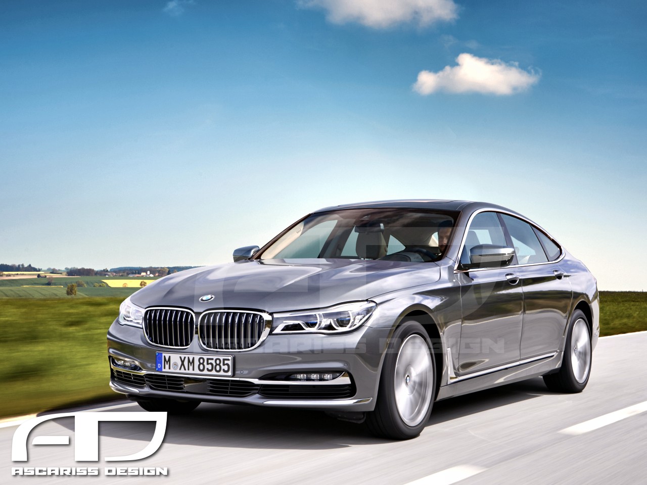 Ascariss Design: BMW 7-Series GT (Silver)