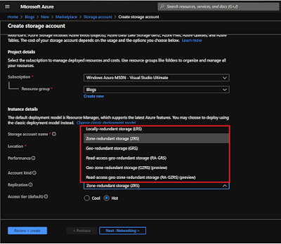 Anupama Natarajan: Data Platform Tips 1 - Data redundancy in Azure Storage