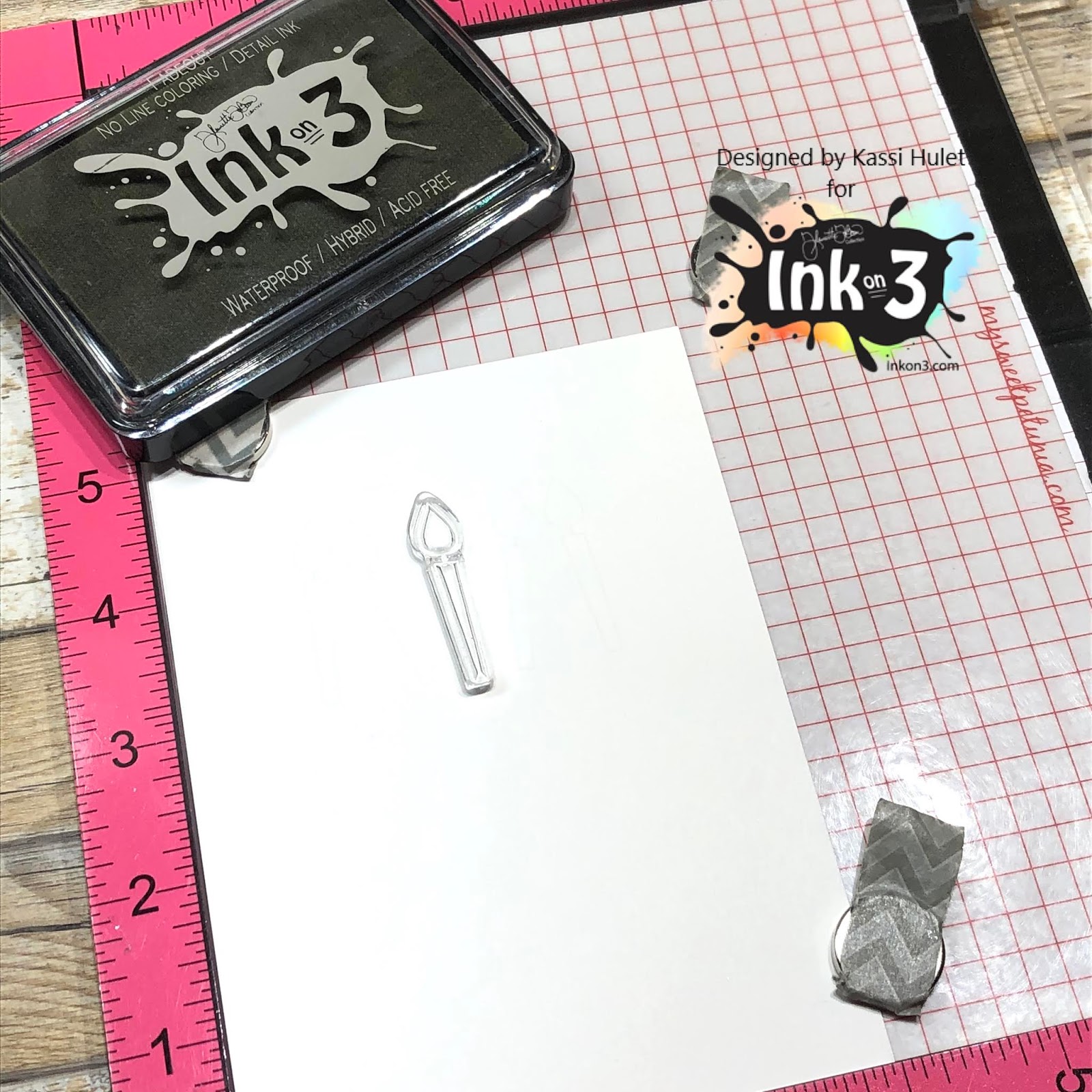 Inkon3: Birthday Candles with Atelier inks