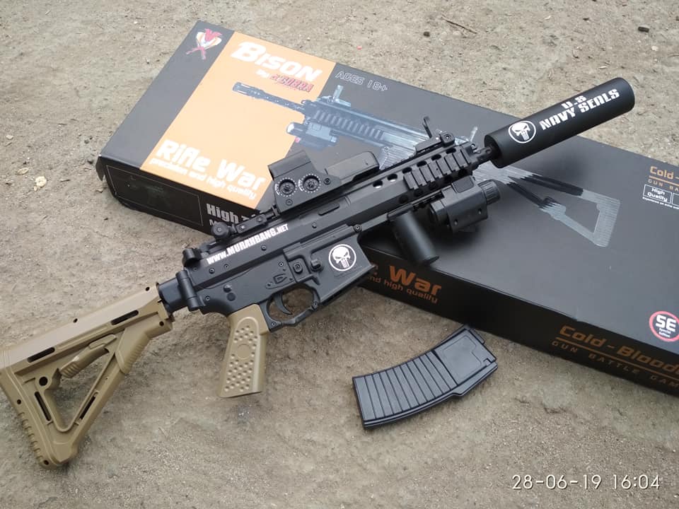 jual airsoft gun pdw bison dcobra punisher