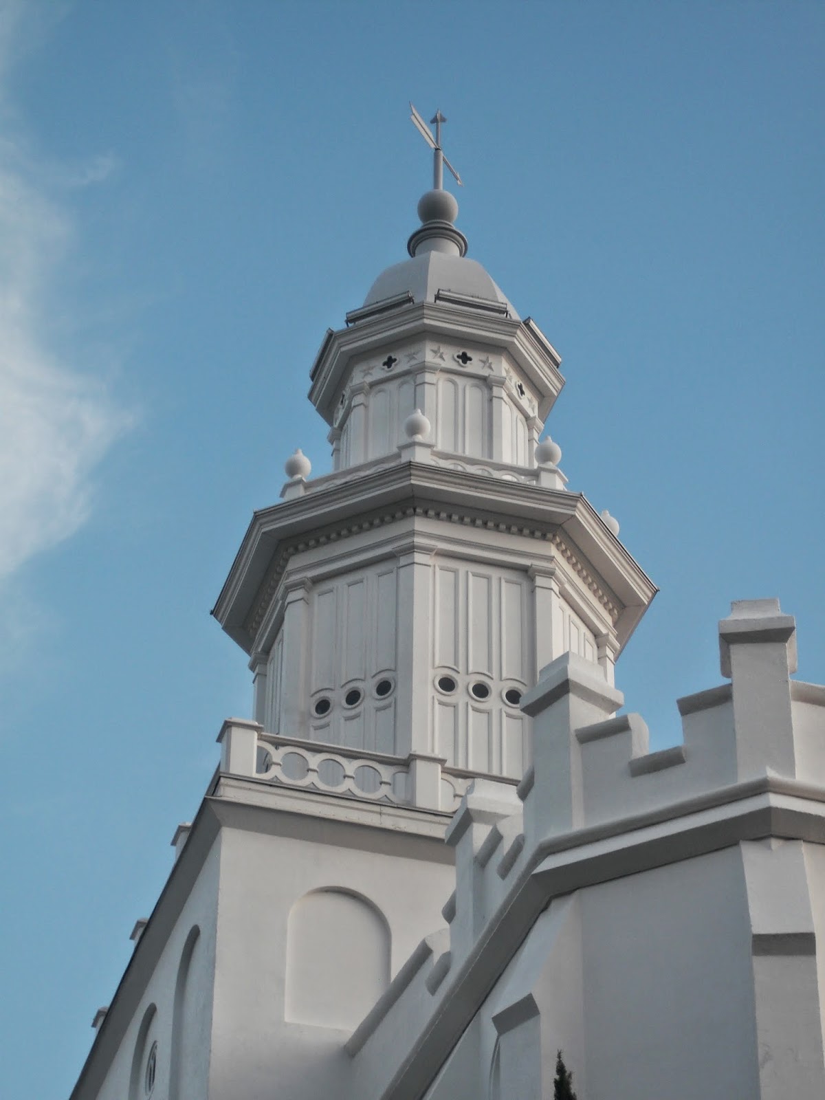 Historic LDS Architecture: St. George Temple: Tower Detail