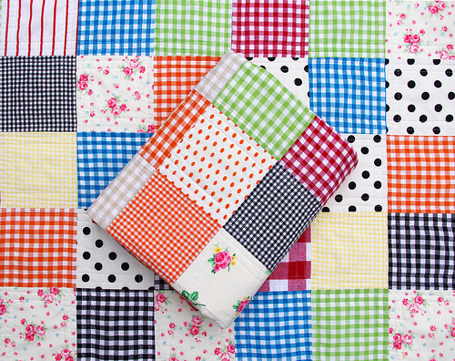 Red Pepper Quilts: Gingham Galore ~ Two Finished Quilts!
