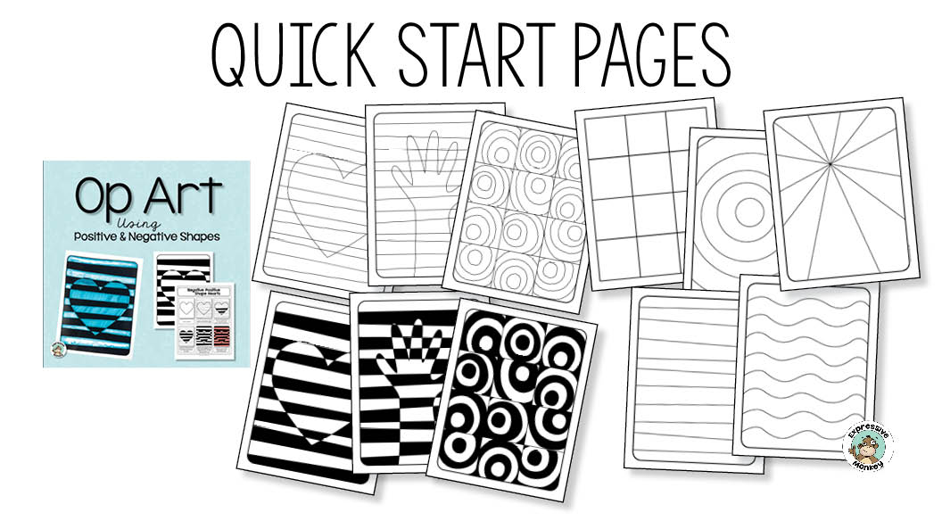 Op Art Coloring with Mess-Free Techniques! - Expressive Monkey